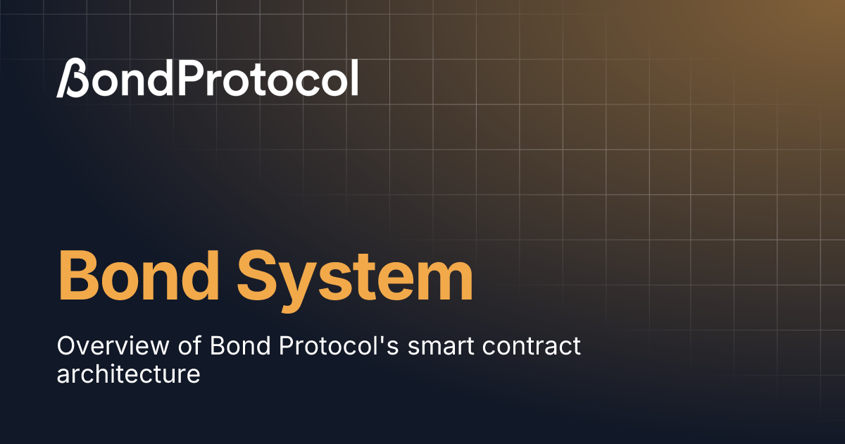 Bond System | Developer
